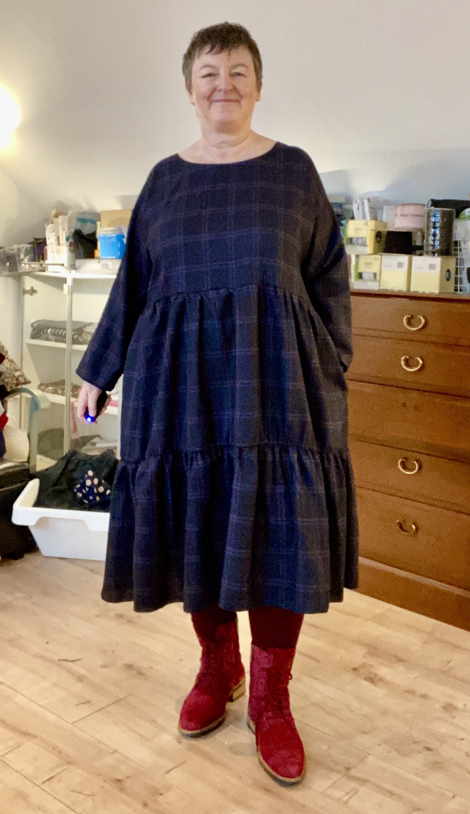 Ruffle love with Wiksten hacked dress – Sheila O'Kelly Sews