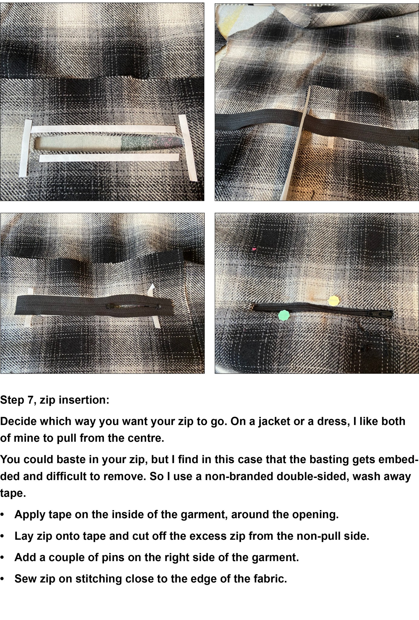 How to add zipped, welt pockets to anything – Sheila O'Kelly Sews