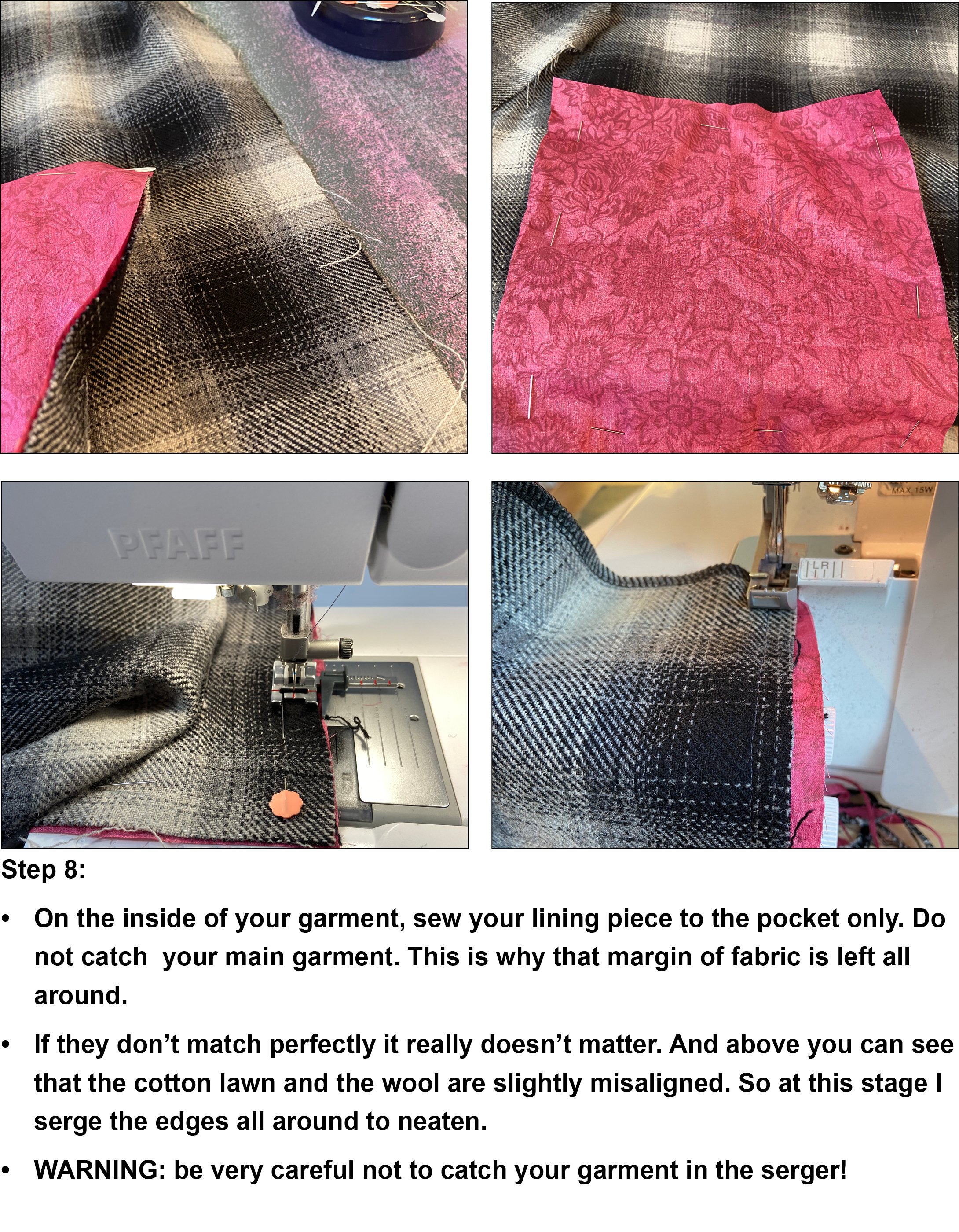 How to add zipped, welt pockets to anything – Sheila O'Kelly Sews