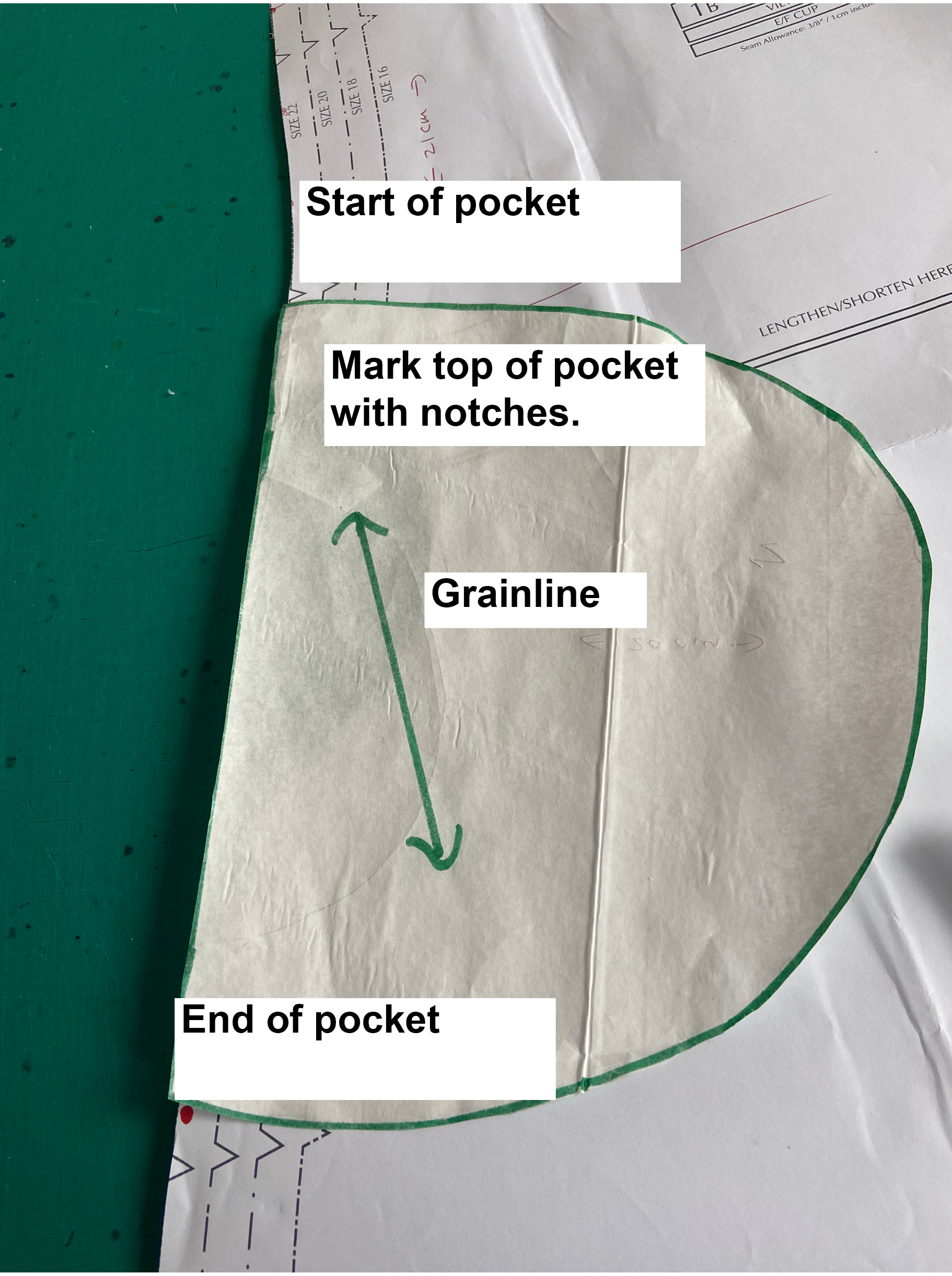 Neck binding attachment and single layer pocket – Sheila O'Kelly Sews
