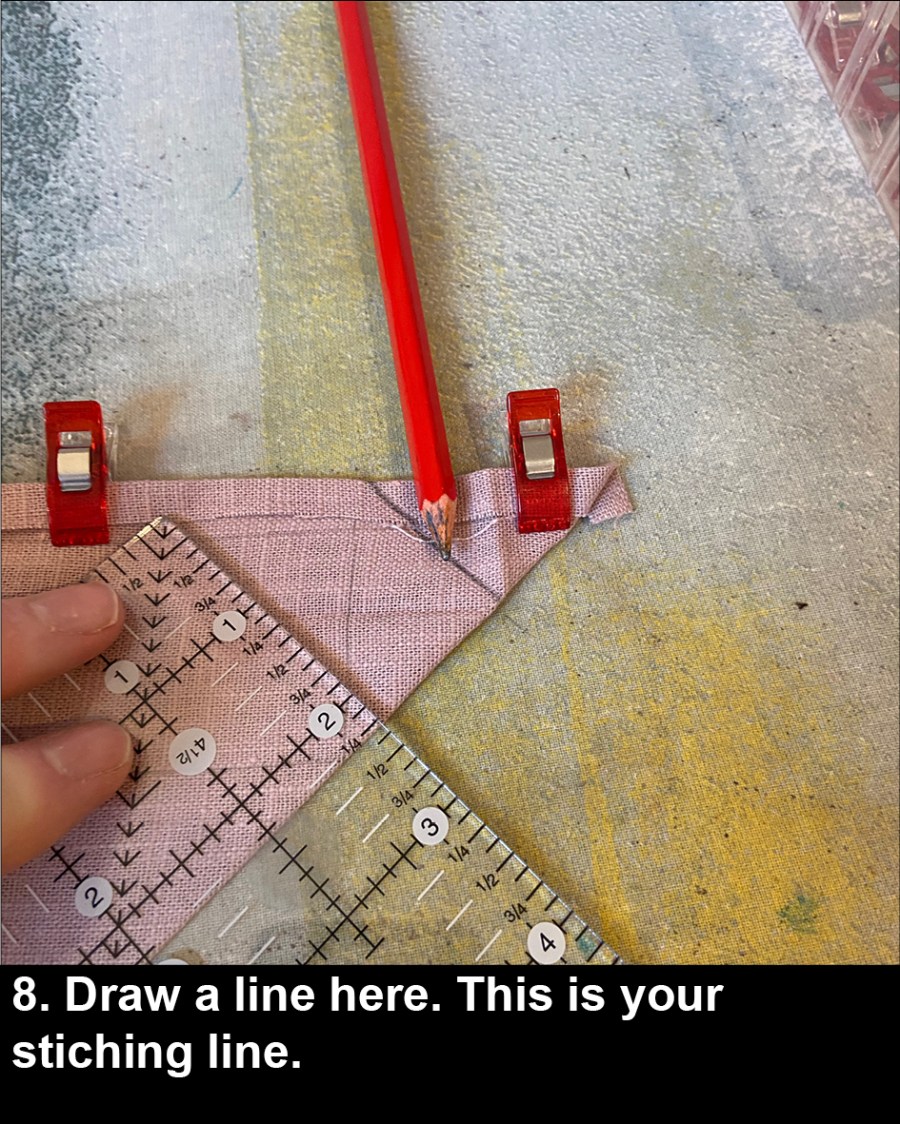 How to do perfect mitred corners – Sheila O'Kelly Sews